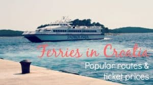 Ferries in Croatia - Timetables, ticket prices, online booking - Visit ...